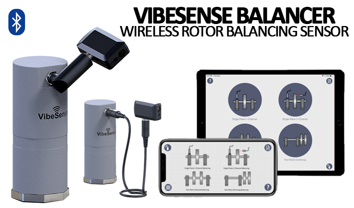 VIBESENSE WIRELESS ROTOR BALANCER – Motionics LLC