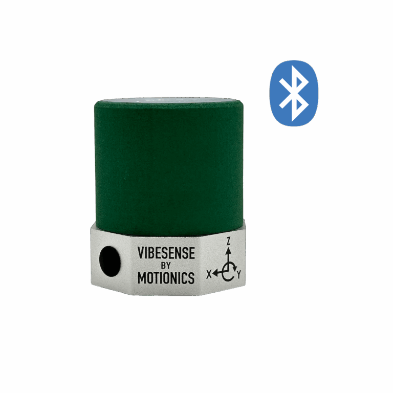 VibeSense Tri-axial Wireless Vibration Analyzer - Motionics LLC