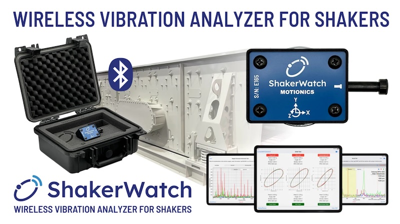 ShakerWatch: Wireless Vibration Analyzer for Shakers - Motionics LLC